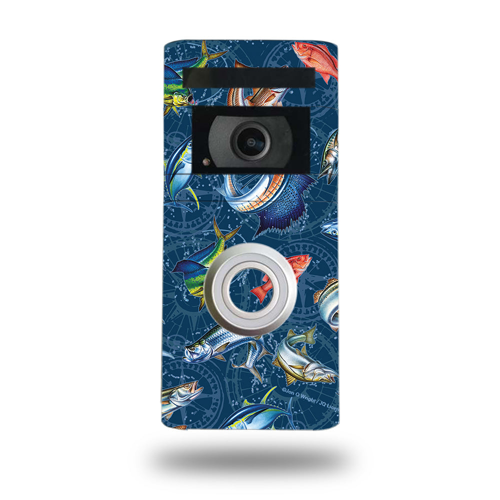 Saltwater Compass Skin For Ring Video Doorbell 3 & 3 Plus — MightySkins