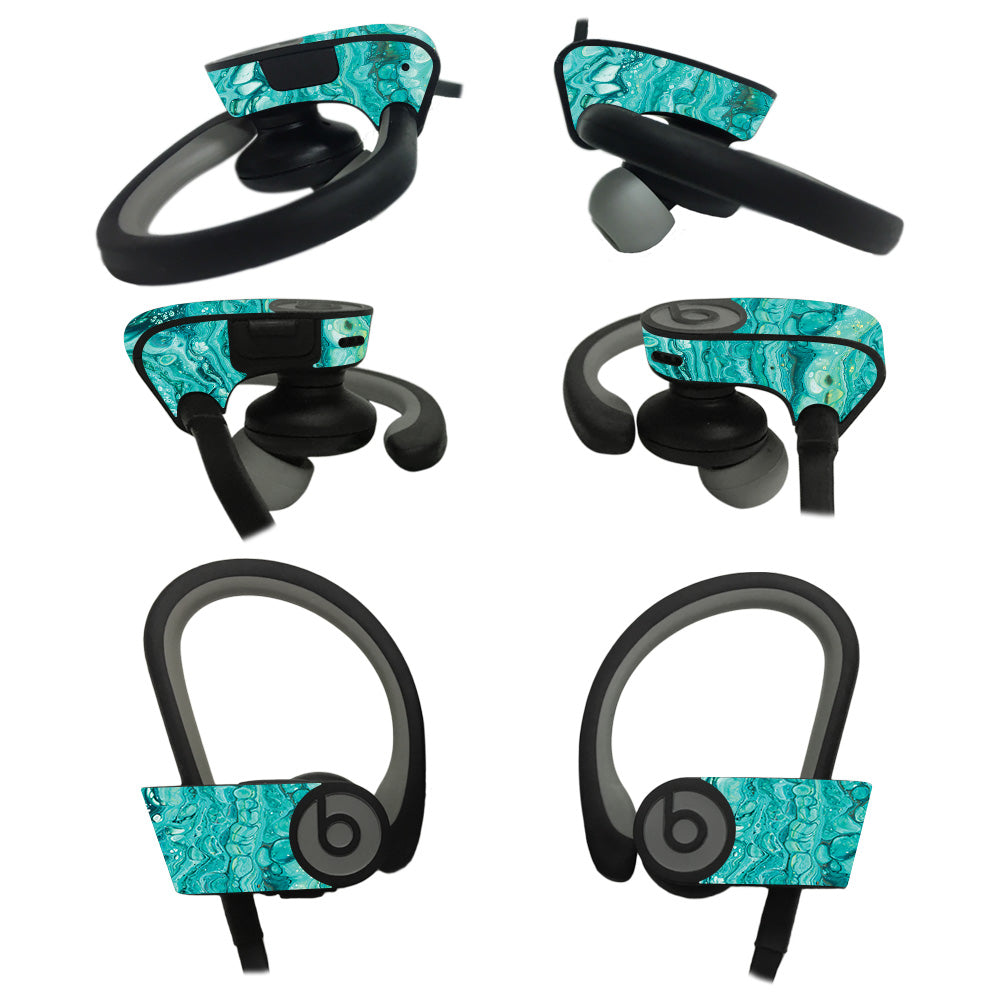 Sea Limestone Skin For Beats Powerbeats2 — MightySkins