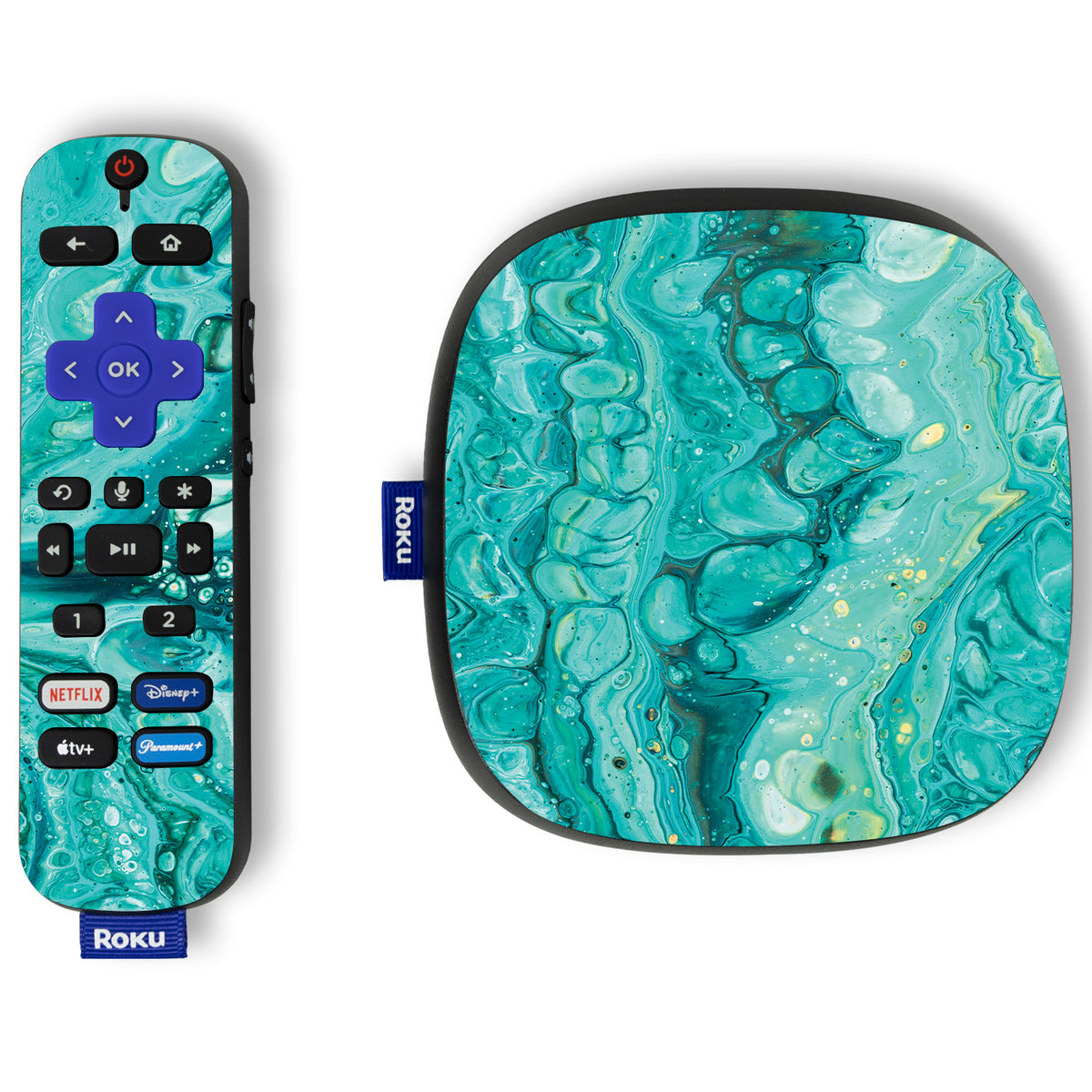 Sea Limestone Skin For Roku Ultra Model 4802 (2022) — MightySkins