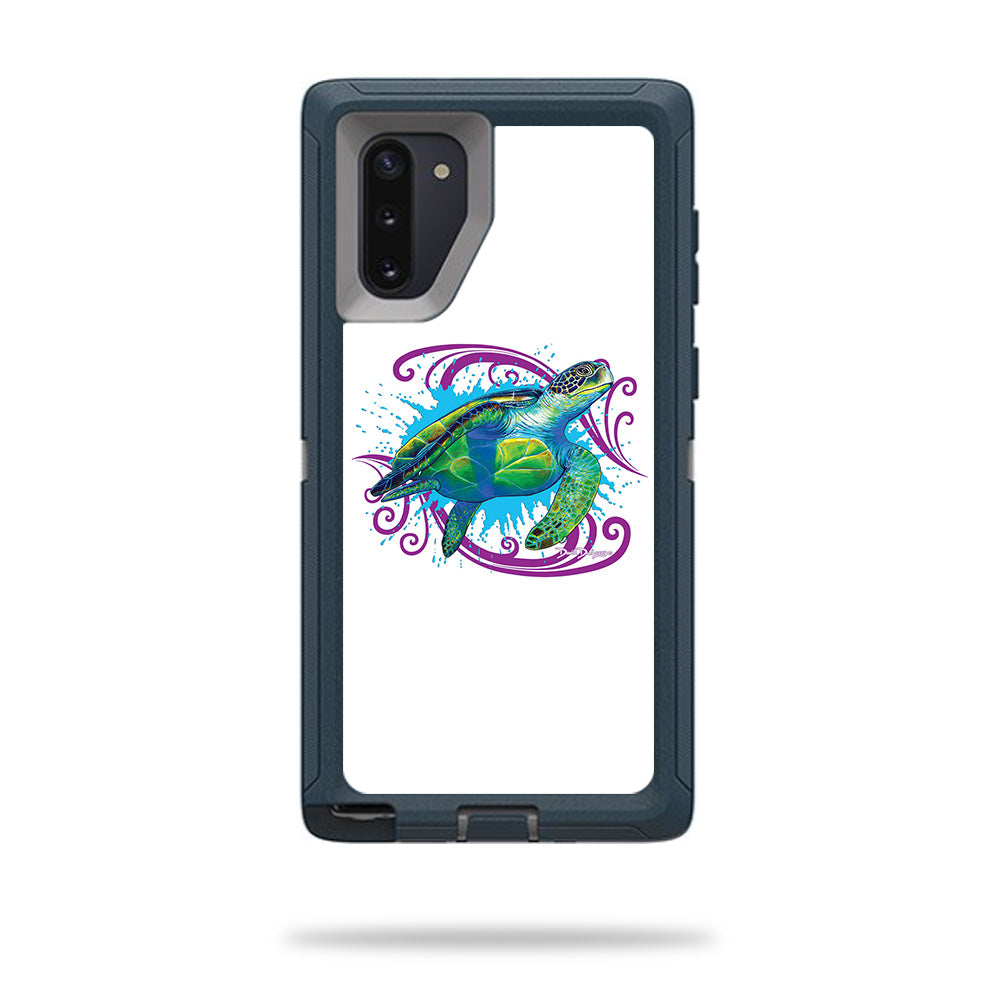 Sea Turtle Splash Skin For Otterbox Defender Galaxy Note10 — MightySkins