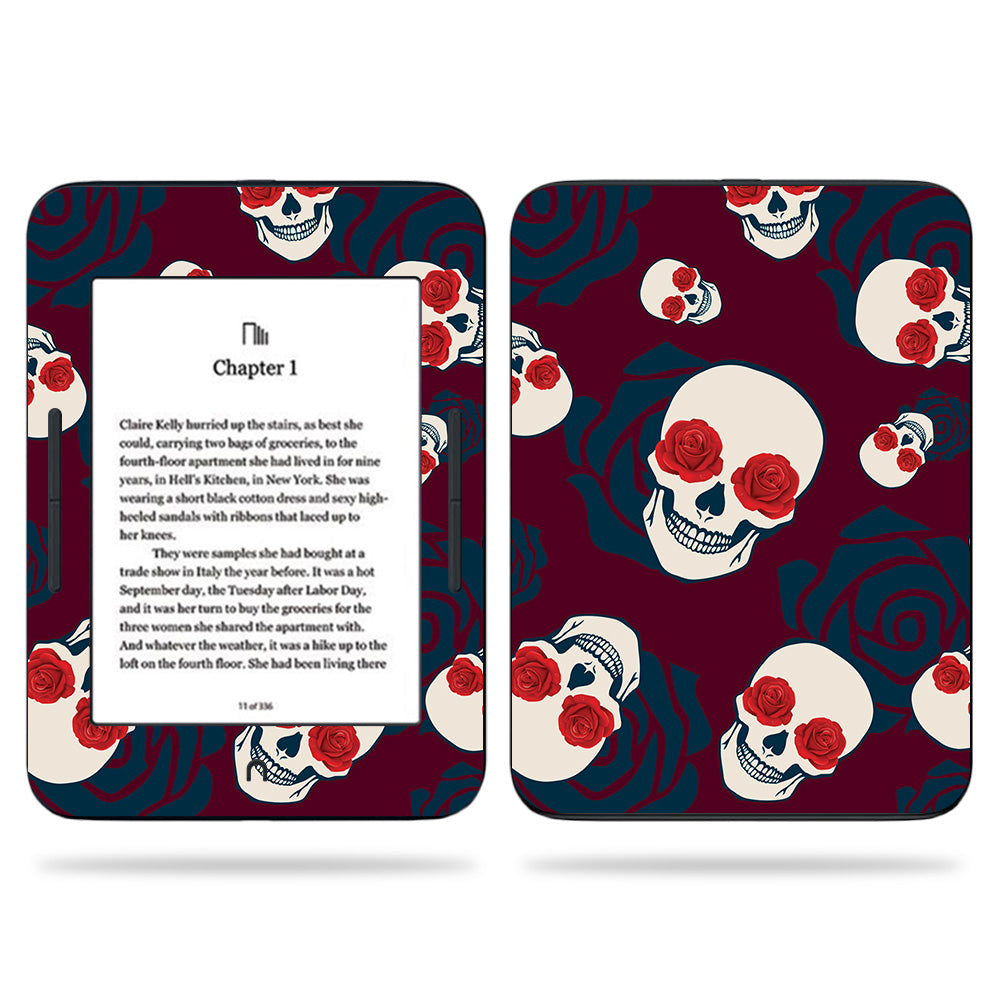 Skulls N Roses Skin For Barnes & Noble NOOK GlowLight 3 (2017 ...