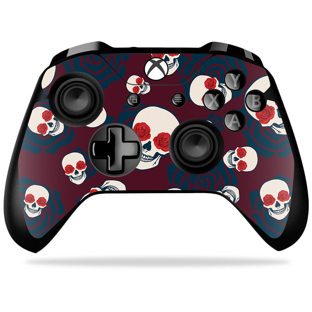 Skulls N Roses Skin For Microsoft Xbox One X Controller — MightySkins