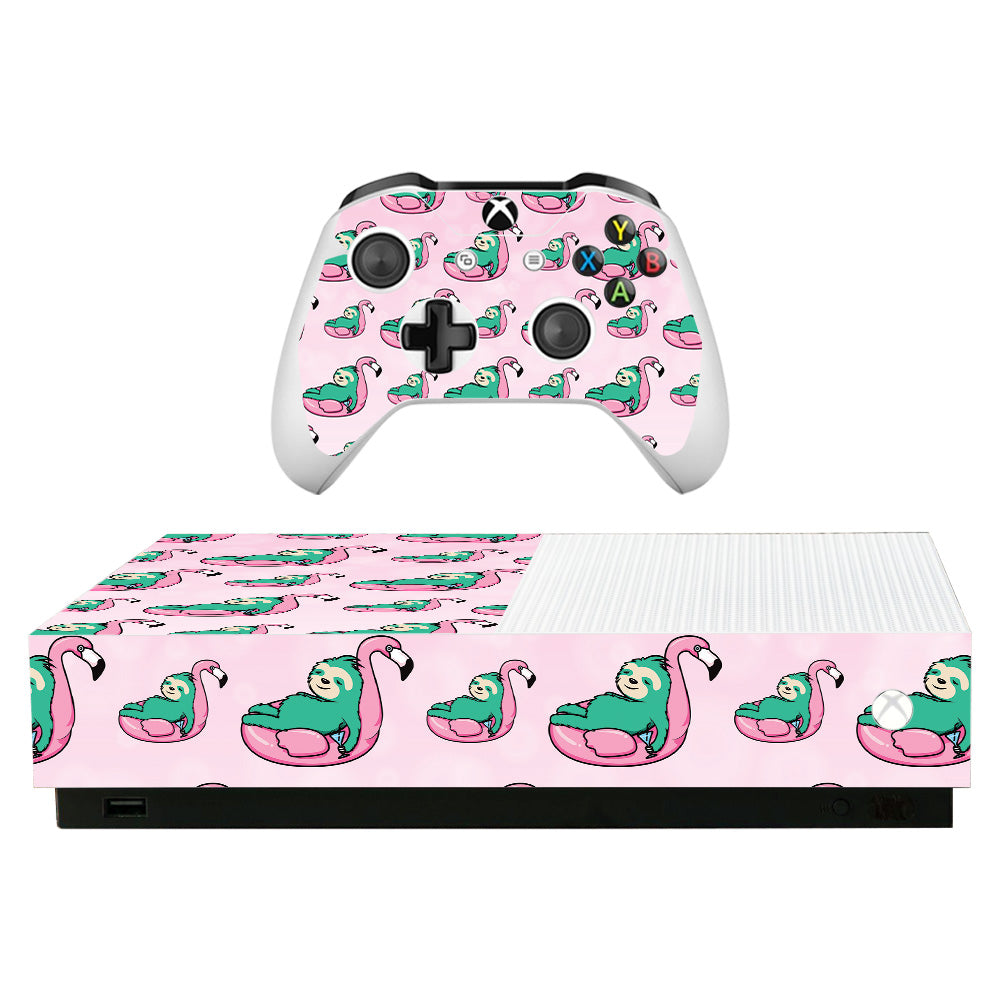 Sloth Chill Skin For Microsoft Xbox One S All-Digital Edition — MightySkins