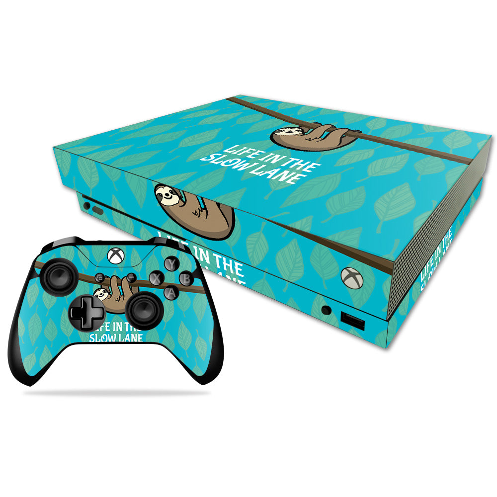 Slow Sloth Skin For Microsoft Xbox One X — MightySkins