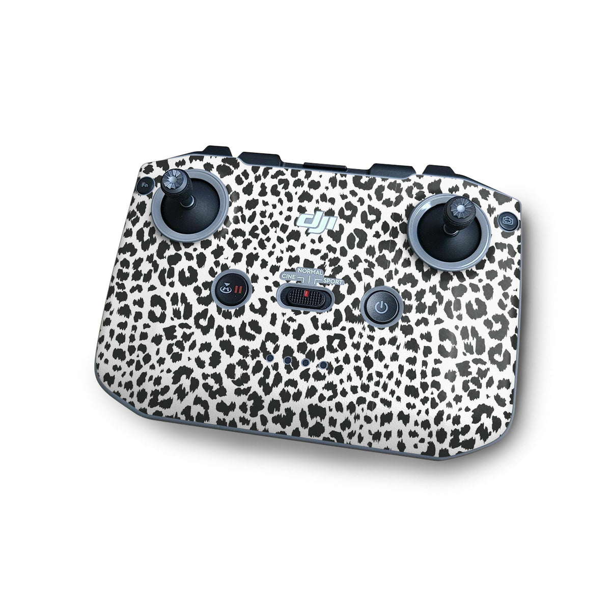 Snow Leopard Print Skin For DJI RC-N1 Controller — MightySkins