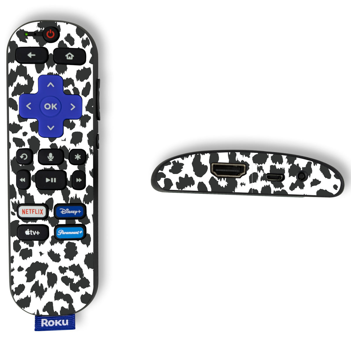 Snow Leopard Print Skin For Roku Express 4K+ Model 3941 (2022 ...