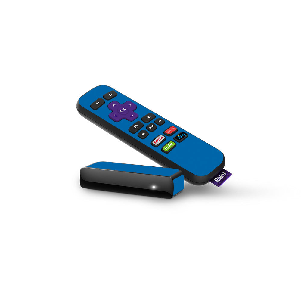 Solid Blue Skin For Roku Express Remote — MightySkins