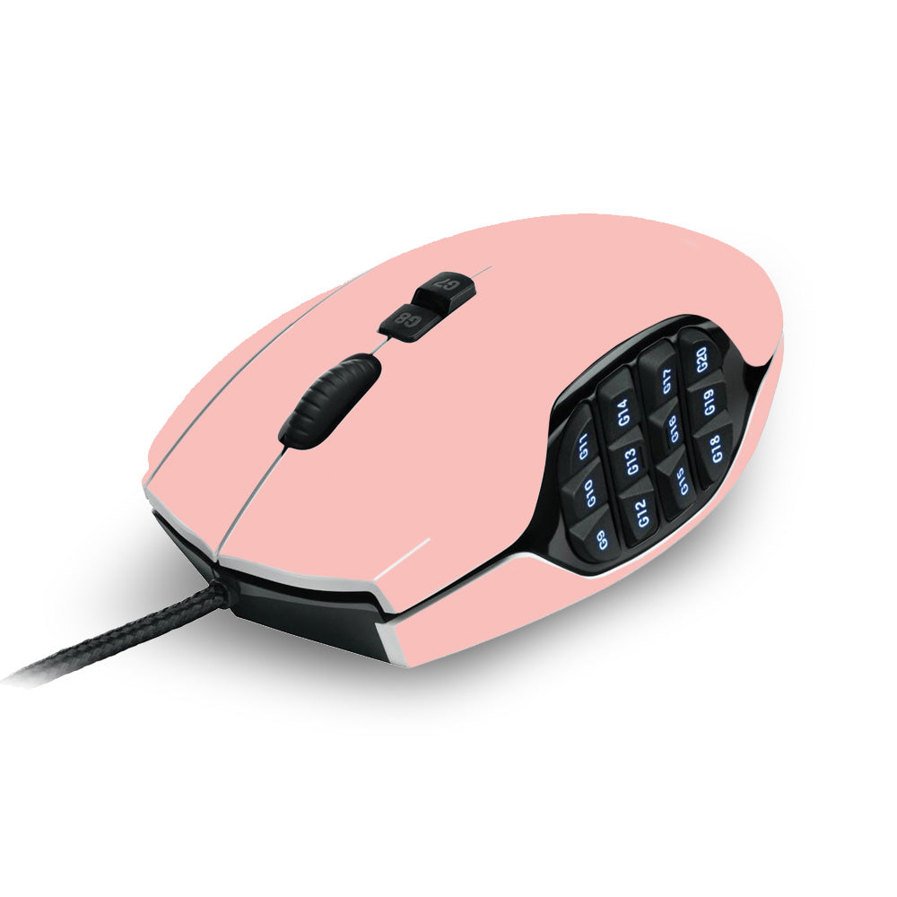 Solid Blush Skin For Logitech G600 MMO Gaming Mouse — MightySkins