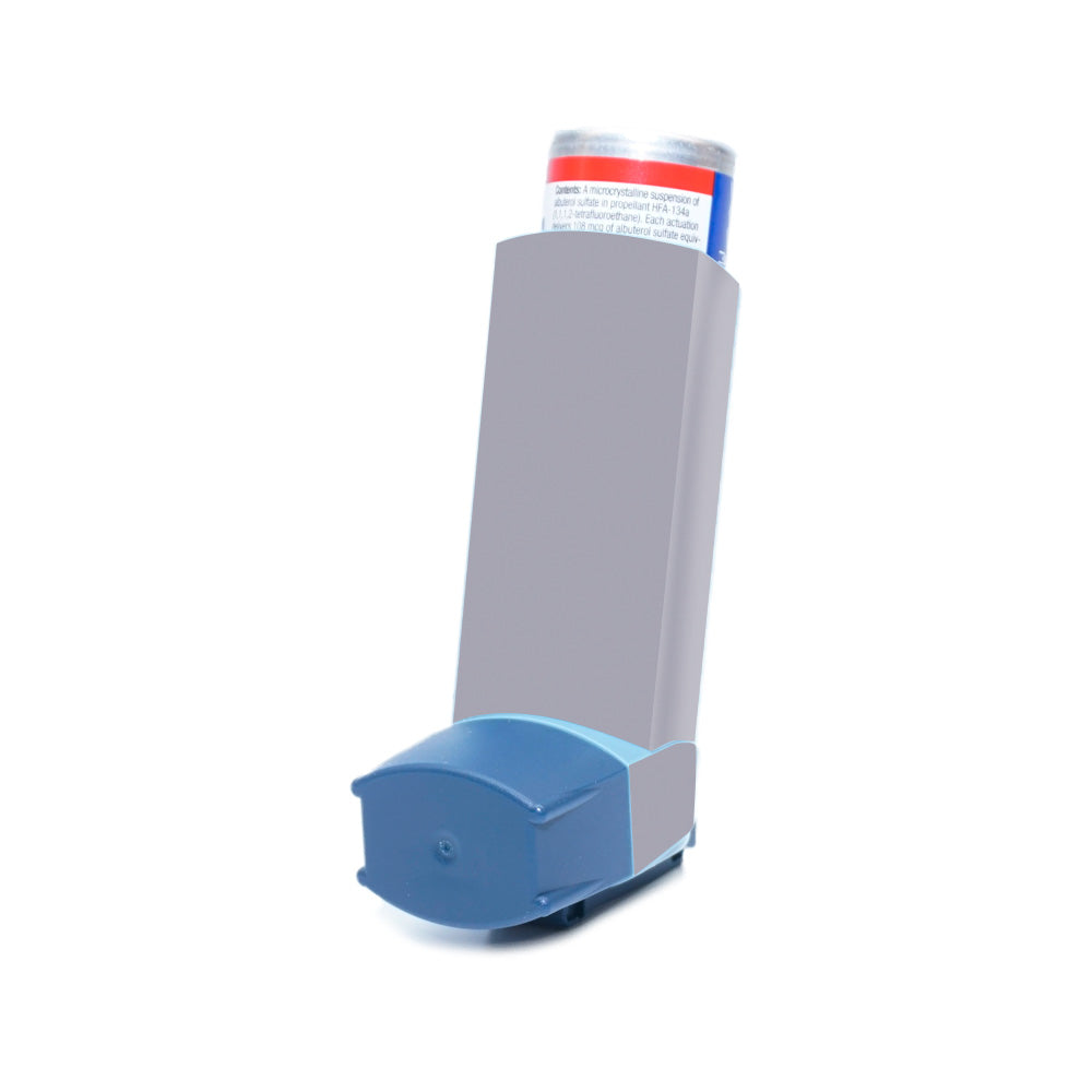 Solid Gray Skin For Ventolin HFA Asthma Inhaler — MightySkins