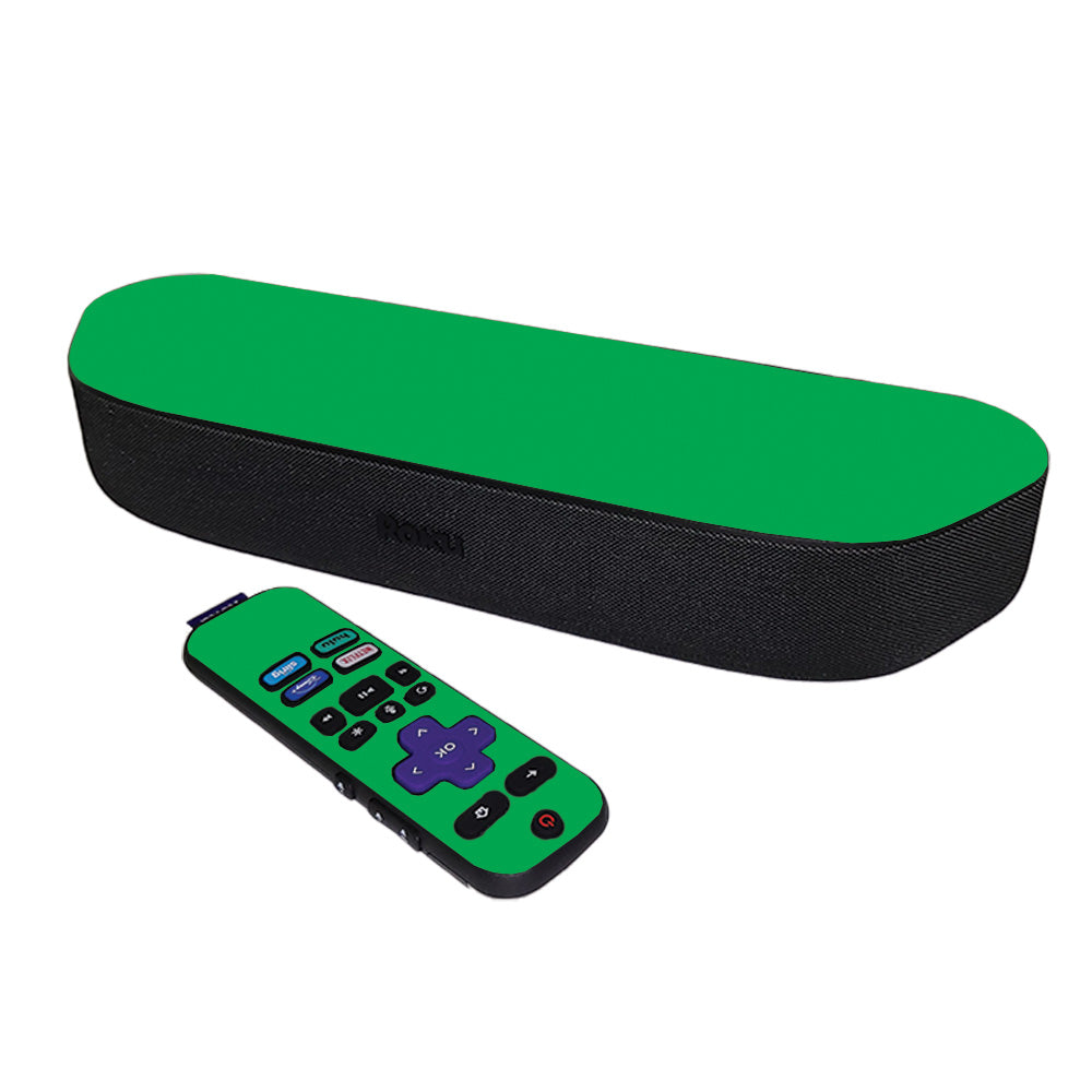 Solid Green Skin For Roku Streambar Media Player (2020) — MightySkins