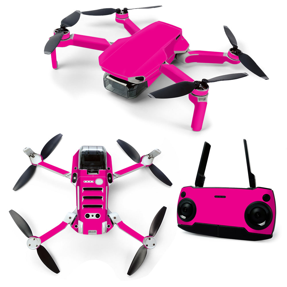 Solid Hot Pink Skin For DJI Mavic Mini Portable Drone Quadcopter ...