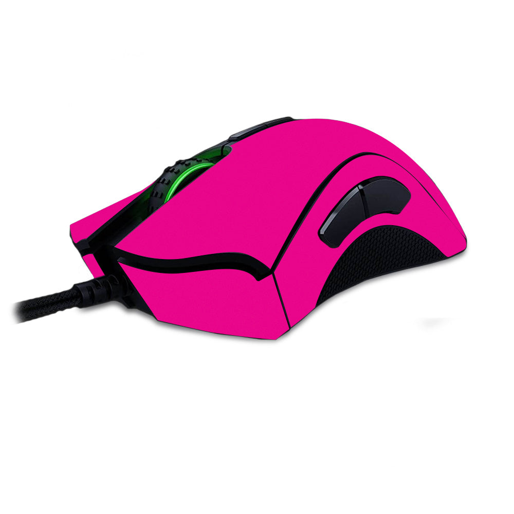 Solid Hot Pink Skin For Razer Deathadder Elite — MightySkins