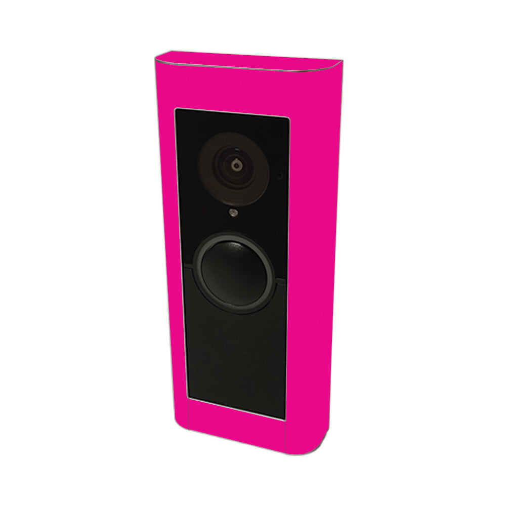 Solid Hot Pink Skin For Ring Video Doorbell Pro 2 — MightySkins