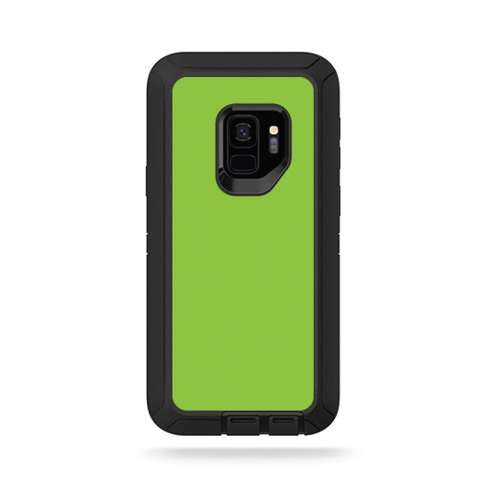 Solid Lime Green Skin For OtterBox Defender S9 — MightySkins