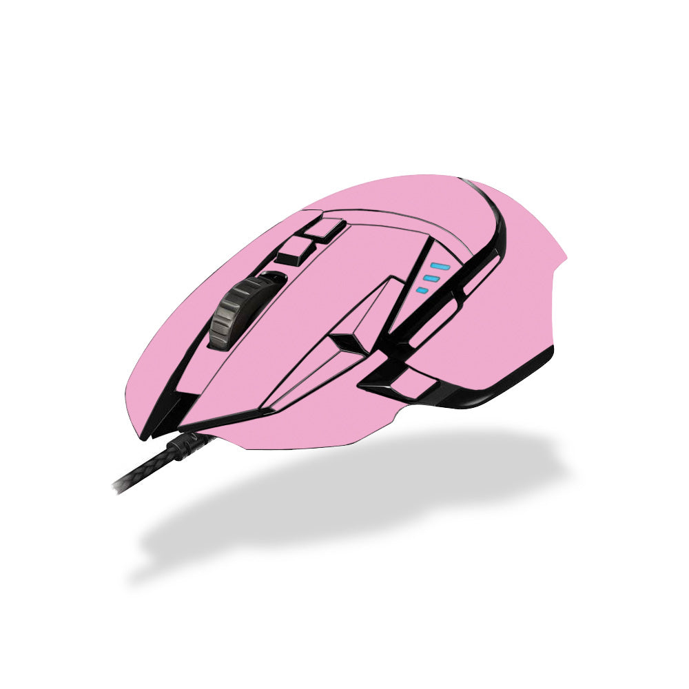 Solid Pink Skin For Logitech G502 Hero / Proteus — MightySkins