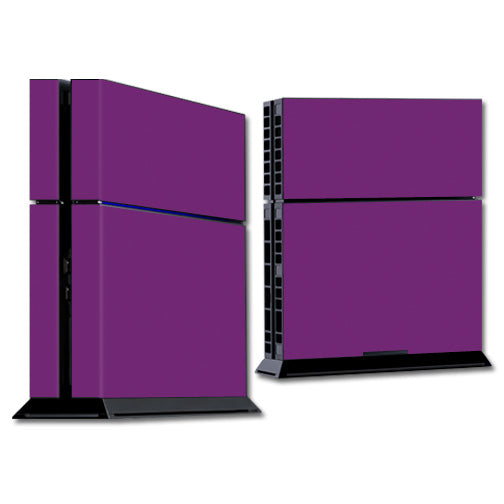 Solid Purple Skin For Sony PS4 Console — MightySkins