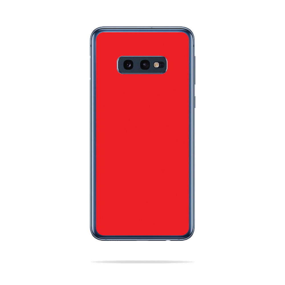 Solid Red Skin For Samsung Galaxy S10E — MightySkins