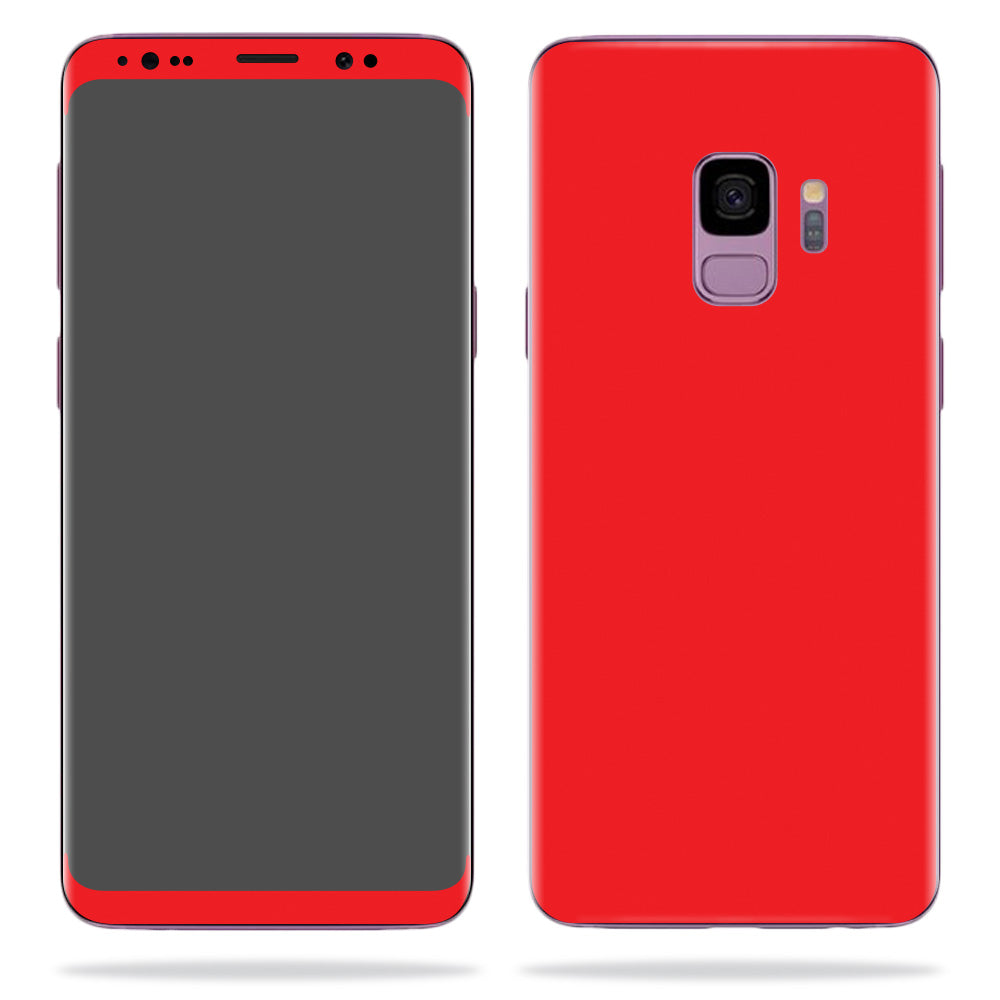 Solid Red Skin For Samsung Galaxy S9 — MightySkins
