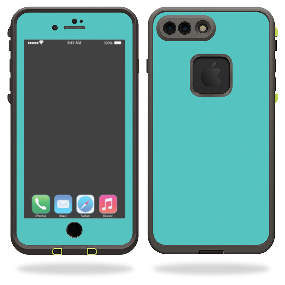 Solid Turquoise Skin For Lifeproof iPhone 7 Plus — MightySkins