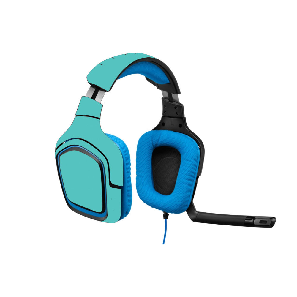 Solid Turquoise Skin For Logitech G430 Headset — MightySkins