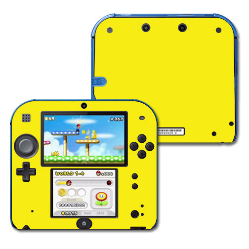 Solid Yellow Skin For Nintendo 2DS — MightySkins