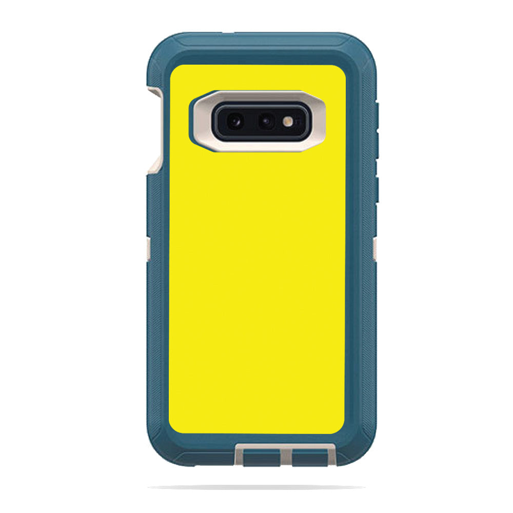 Solid Yellow Skin For Otterbox Defender Galaxy 10E — MightySkins