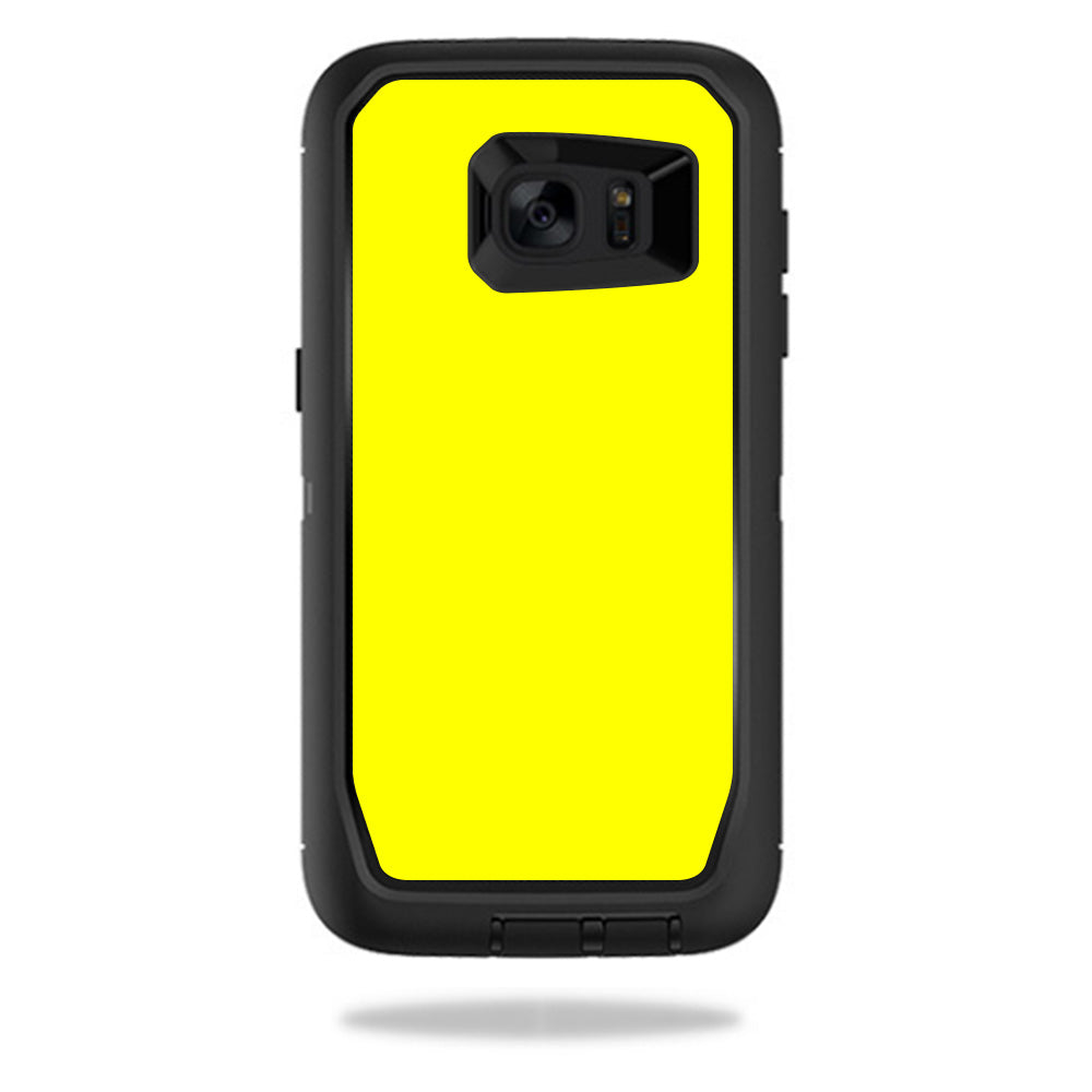 Solid Yellow Skin For OtterBox Defender Galaxy S7 Edge Case — MightySkins