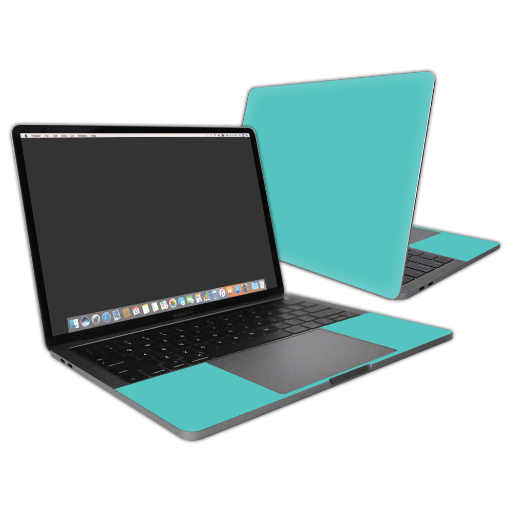 Solid Turquoise Skin For MacBook Pro 13" (2020 - 2016) Touch Bar ...