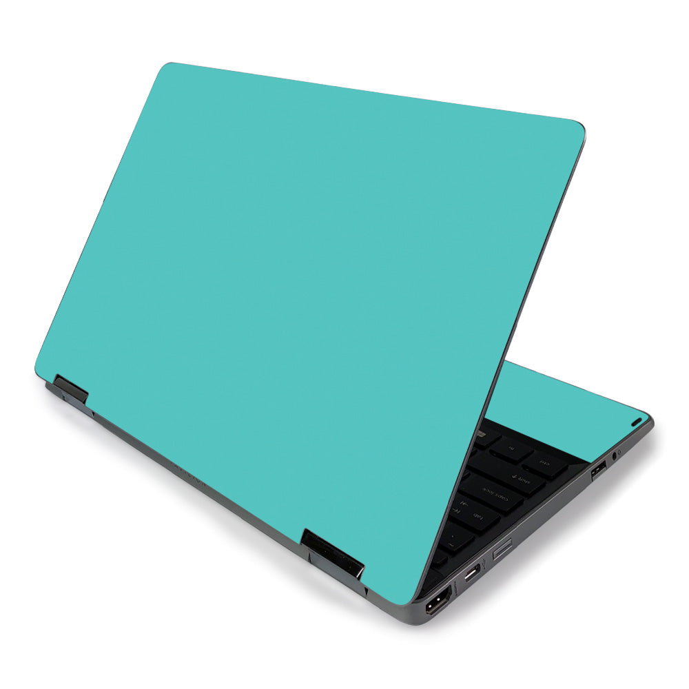 Solid Turquoise Skin For Pavilion x360 11" (2019) — MightySkins