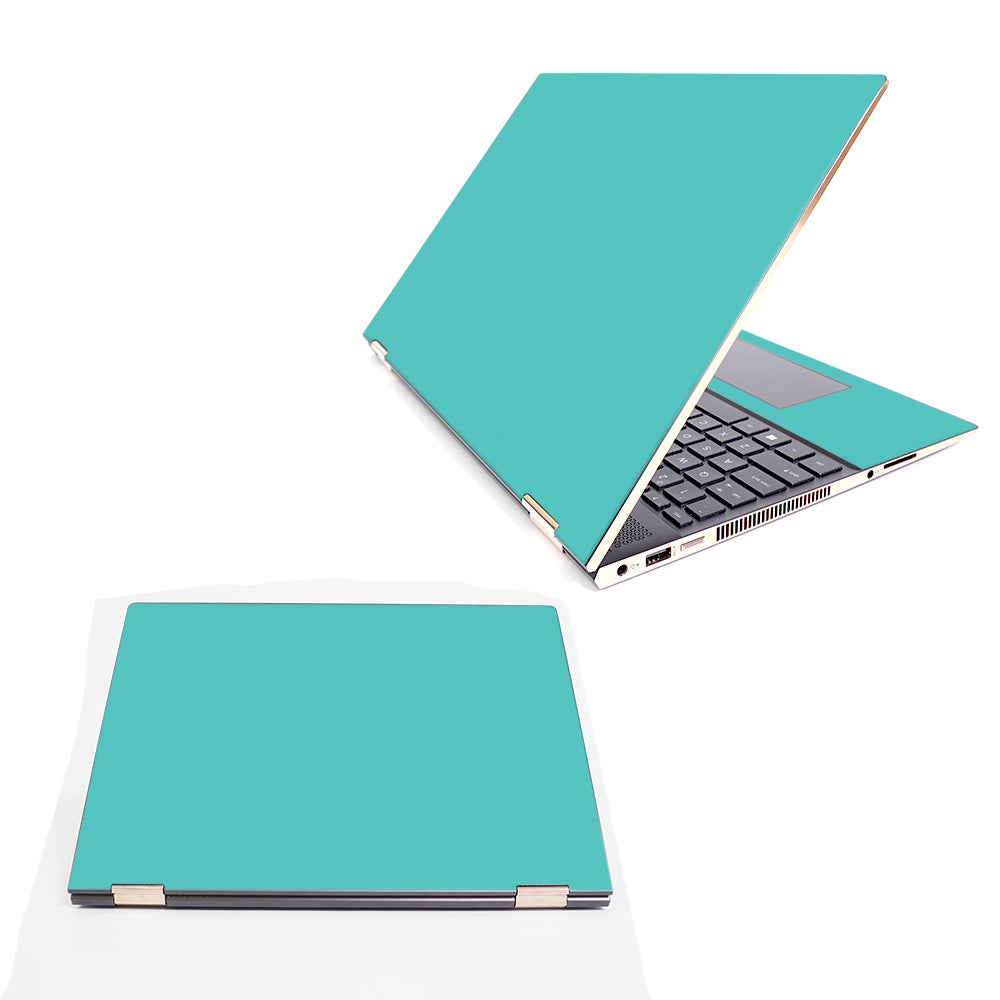 Solid Turquoise Skin For Spectre x360 15.6" (2018) — MightySkins