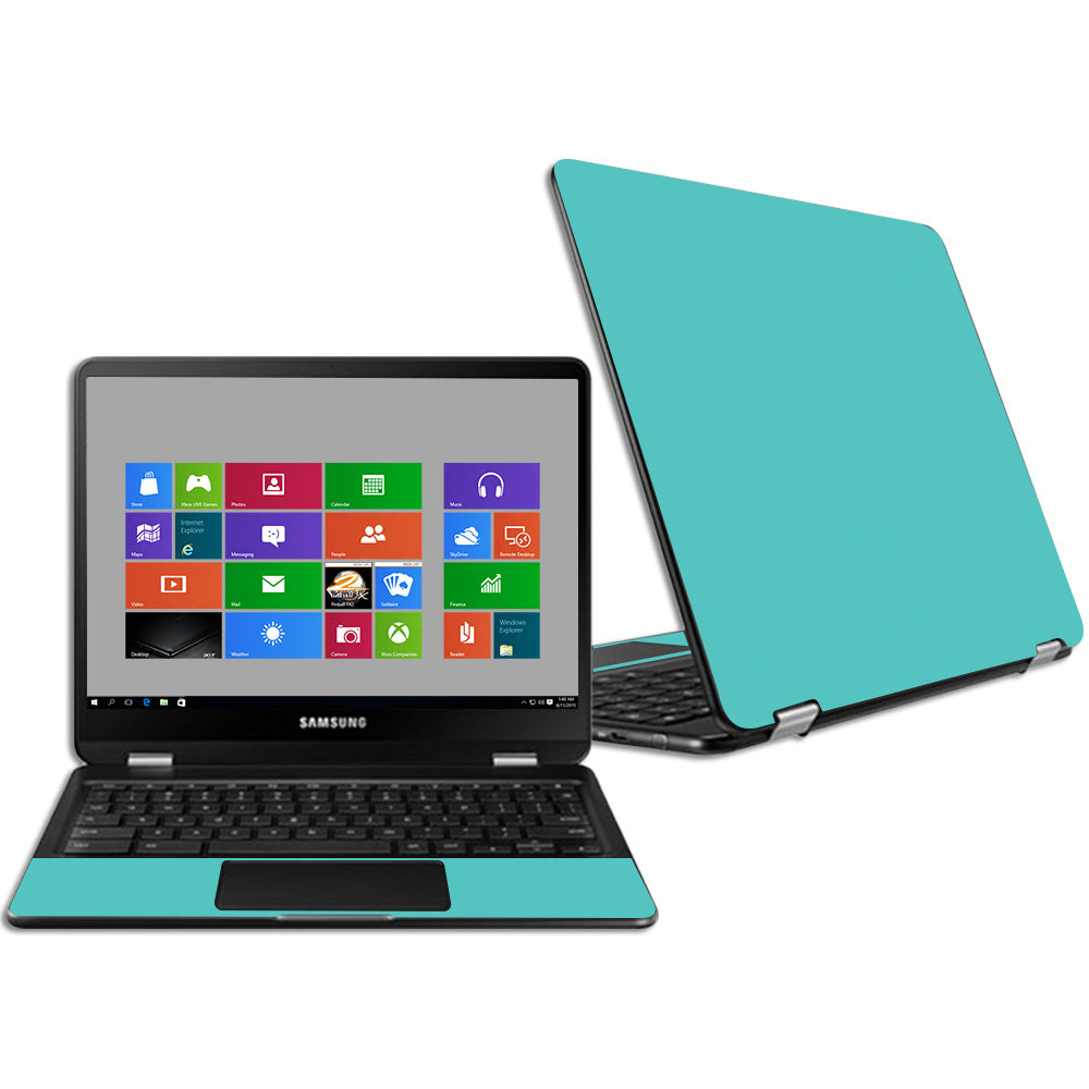 Solid Turquoise Skin For Chromebook Pro 12.3" — MightySkins