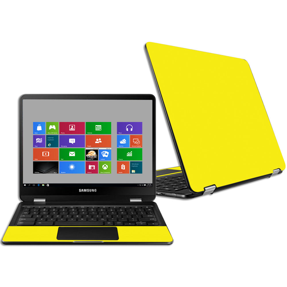 Solid Yellow Skin For Chromebook Pro 12.3" — MightySkins