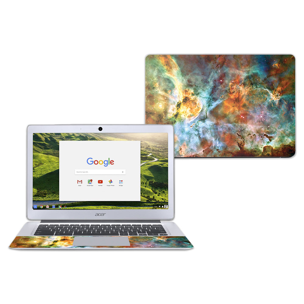 Space Cloud Skin For Chromebook 14" CB3-431 — MightySkins