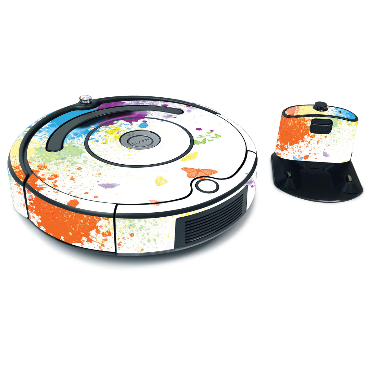 Splash Of Color Skin For iRobot Roomba 675 Max Coverage — MightySkins