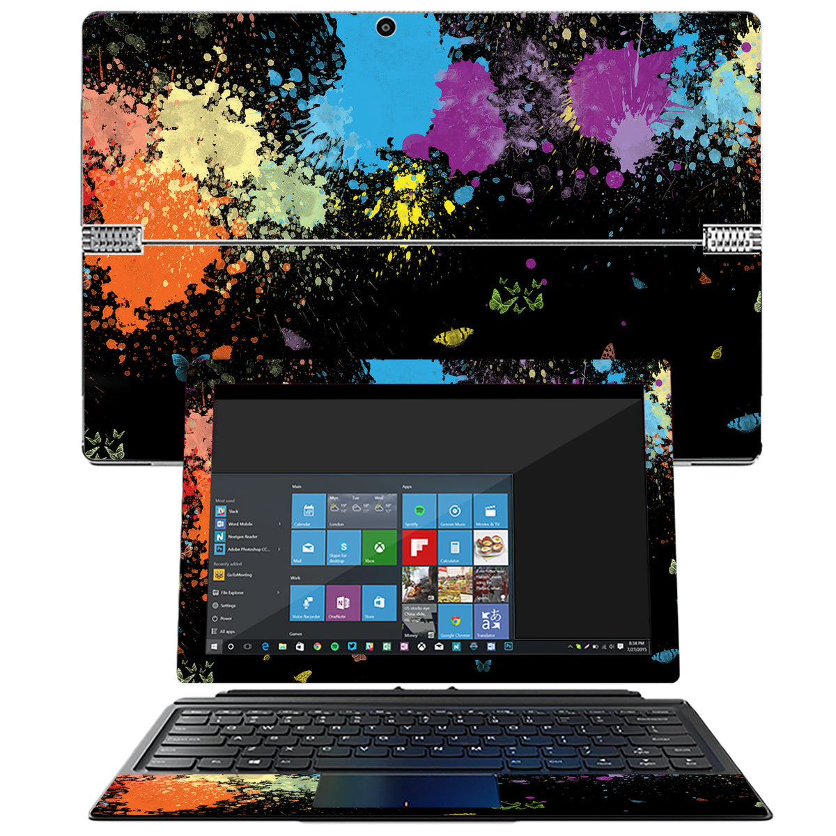 Splatter Skin For MIIX 510 12.2" — MightySkins