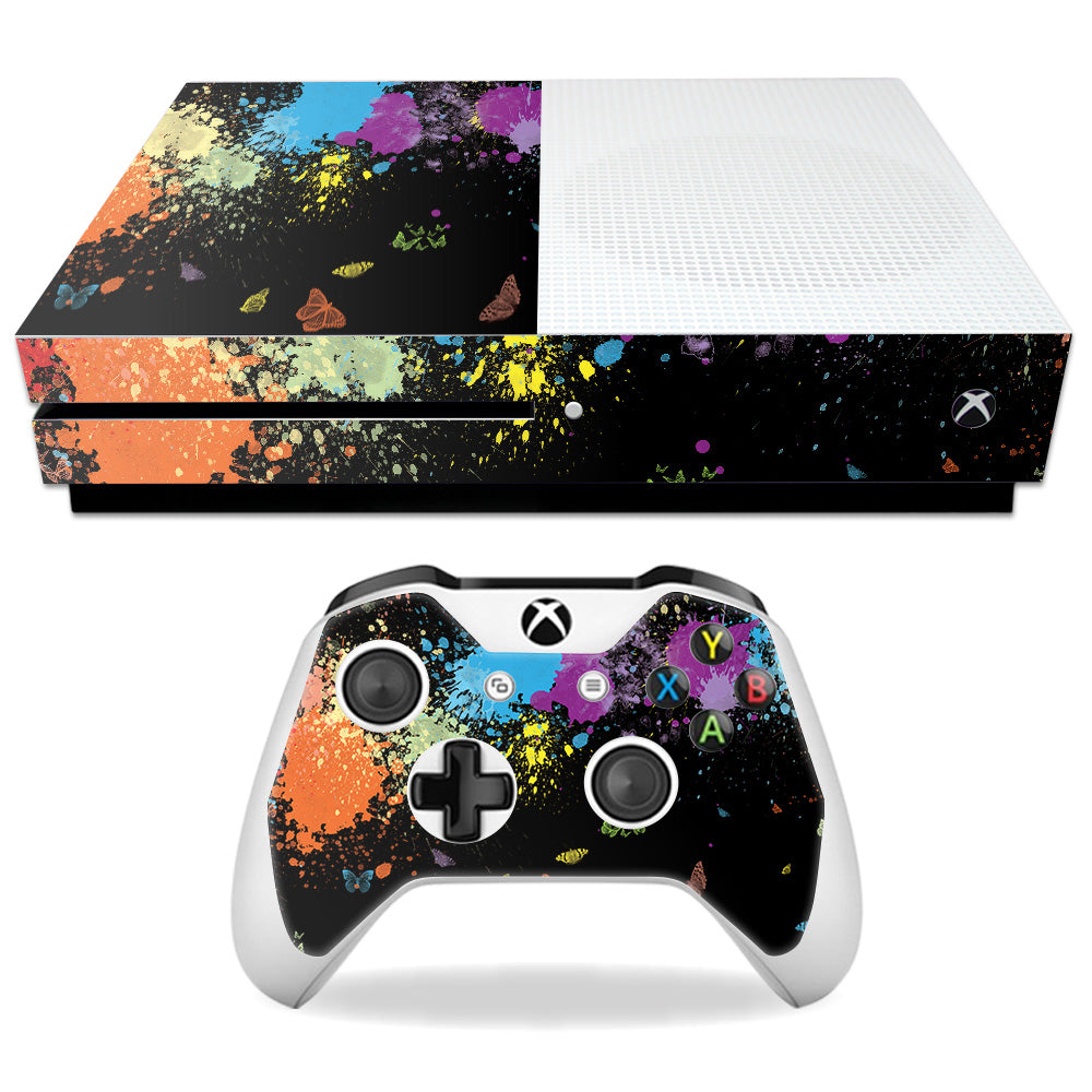 Splatter Skin For Microsoft Xbox One S — MightySkins