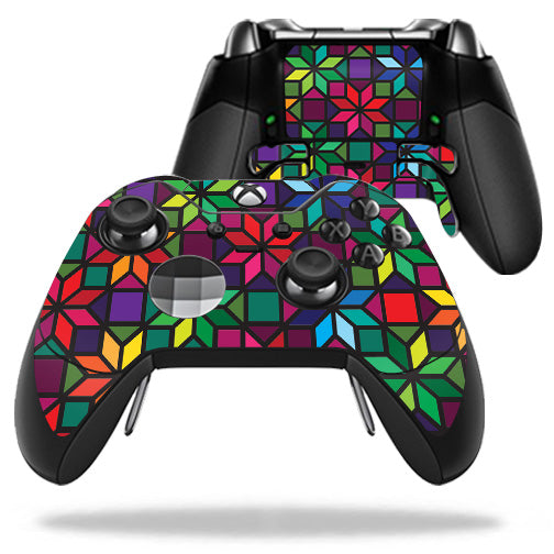 Stained Glass Window Skin For Microsoft Xbox One Elite Controller ...