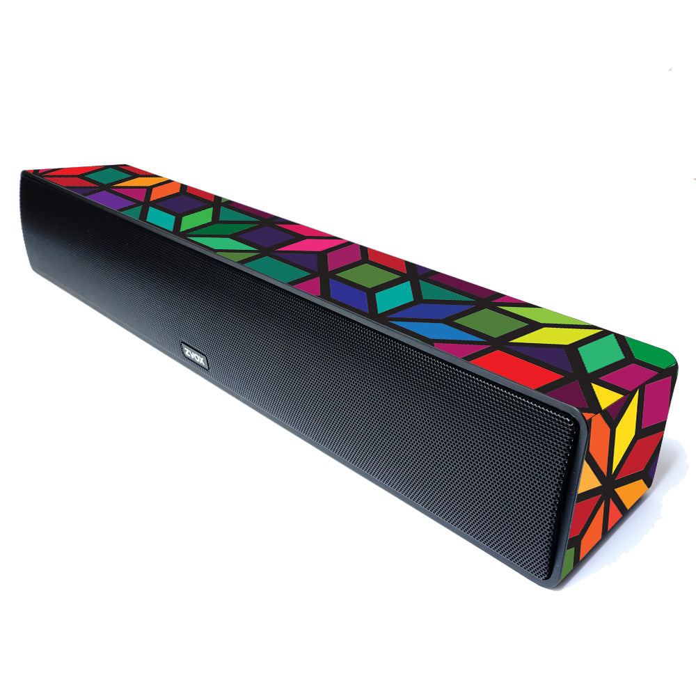 Stained Glass Window Skin For ZVOX AccuVoice TV Speaker Model AV155 ...