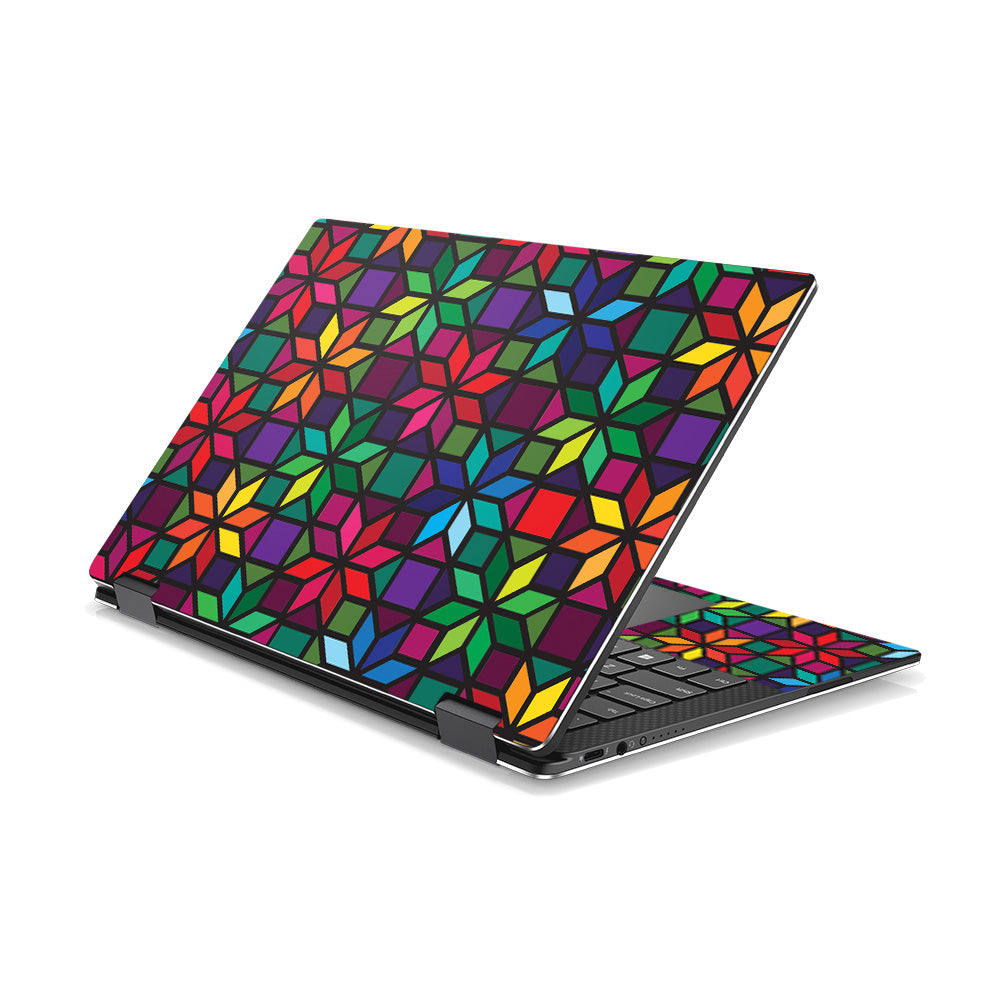 Stained Glass Window Skin For XPS 13 9365 2-In-1 (2017) — MightySkins