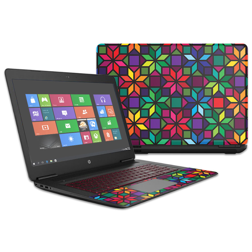 Stained Glass Window Skin For OMEN Laptop 17 (2016) — MightySkins