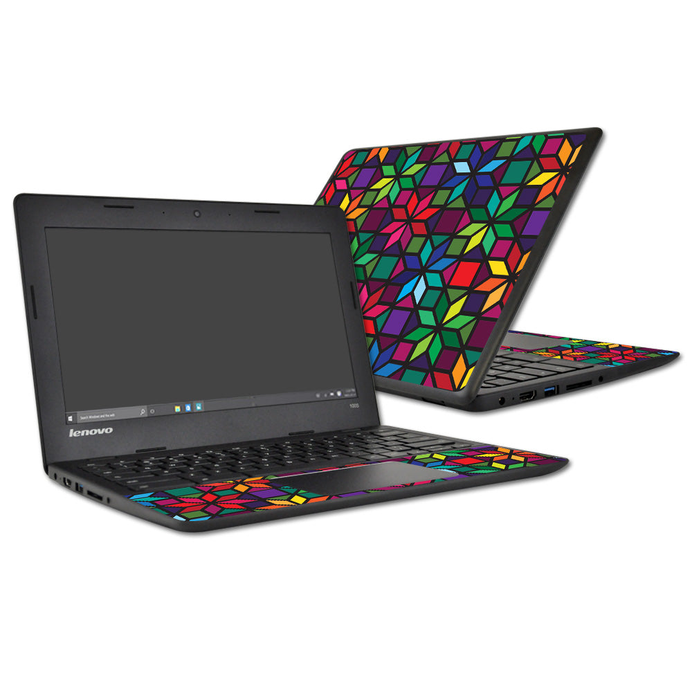 Stained Glass Window Skin For 100s Chromebook — MightySkins