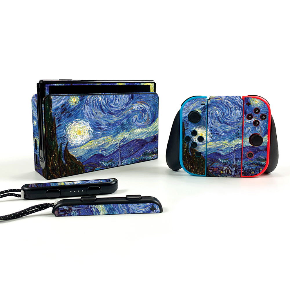 Starry Night Skin For Nintendo Switch OLED — MightySkins