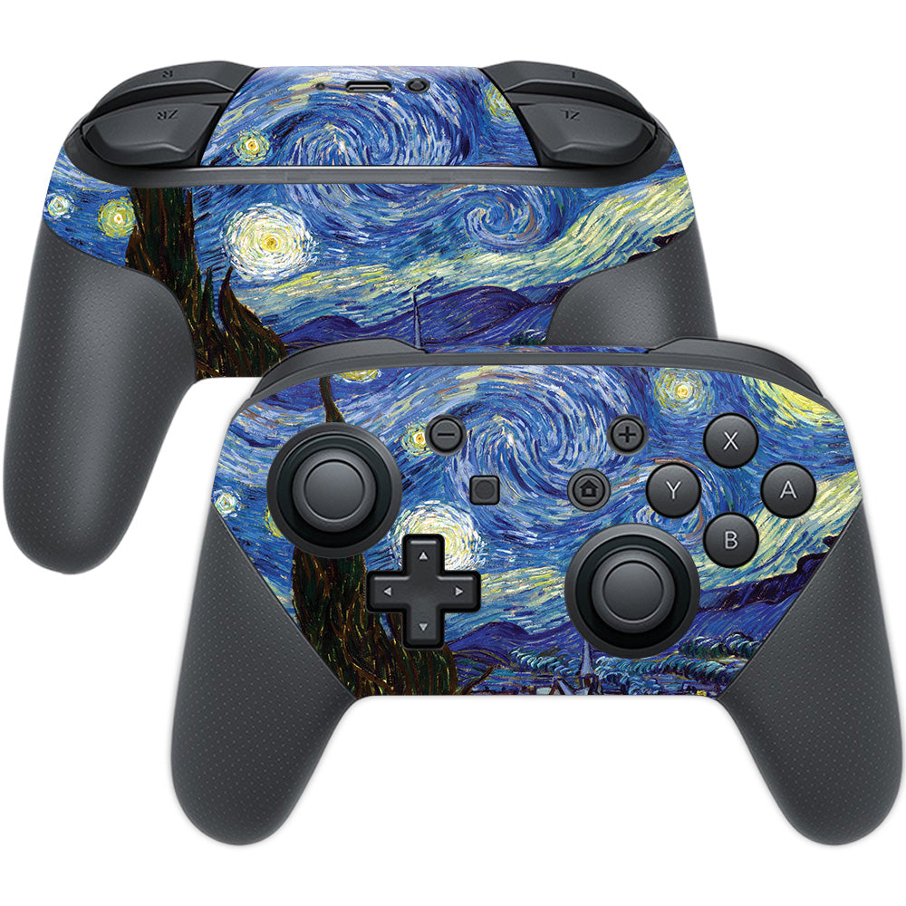 Starry Night Skin For Nintendo Switch Pro Controller — MightySkins