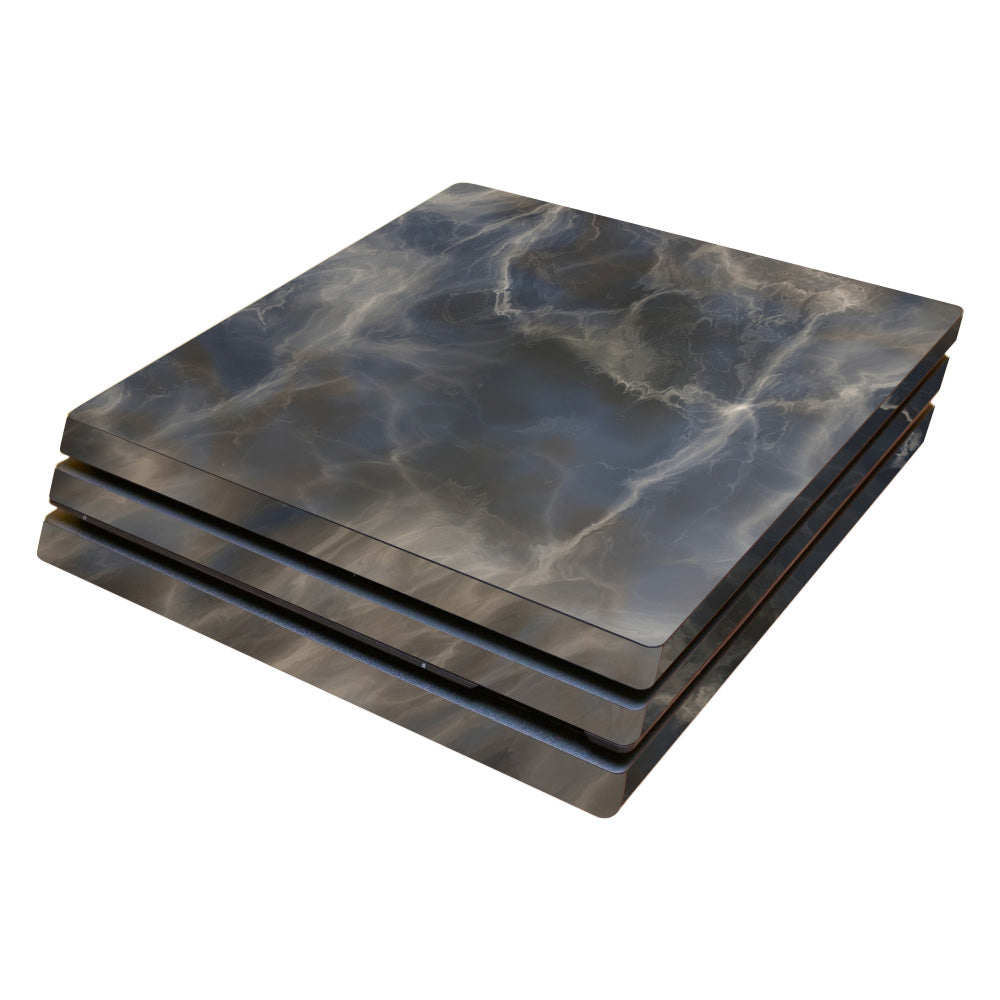 Stormy Marble Skin For Sony PS4 Pro Console — MightySkins