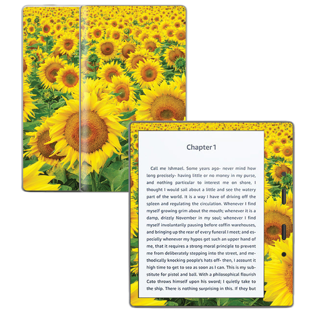 Sunflower Field Skin For Amazon Kindle Oasis 7" (9th Gen) — MightySkins