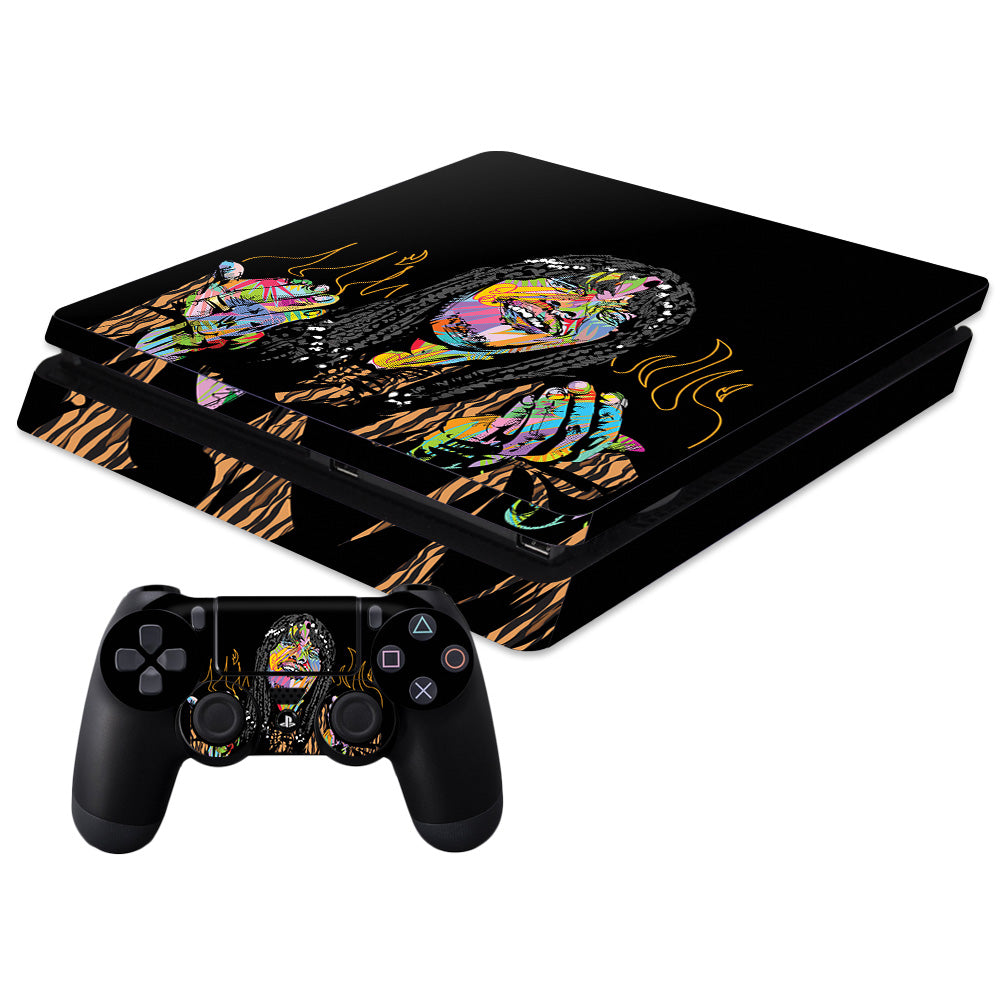 Super Freaky Parody Skin For Sony PS4 Slim & Controller Combo — MightySkins