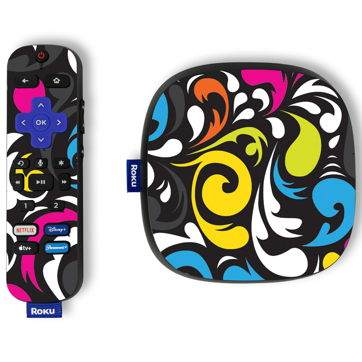 Swirly Skin For Roku Ultra Model 4802 (2022) — MightySkins