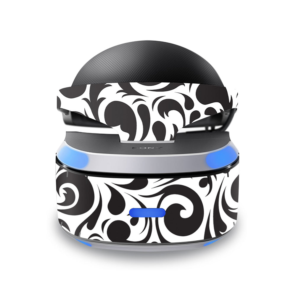 Swirly Black Skin For Sony PlayStation VR — MightySkins