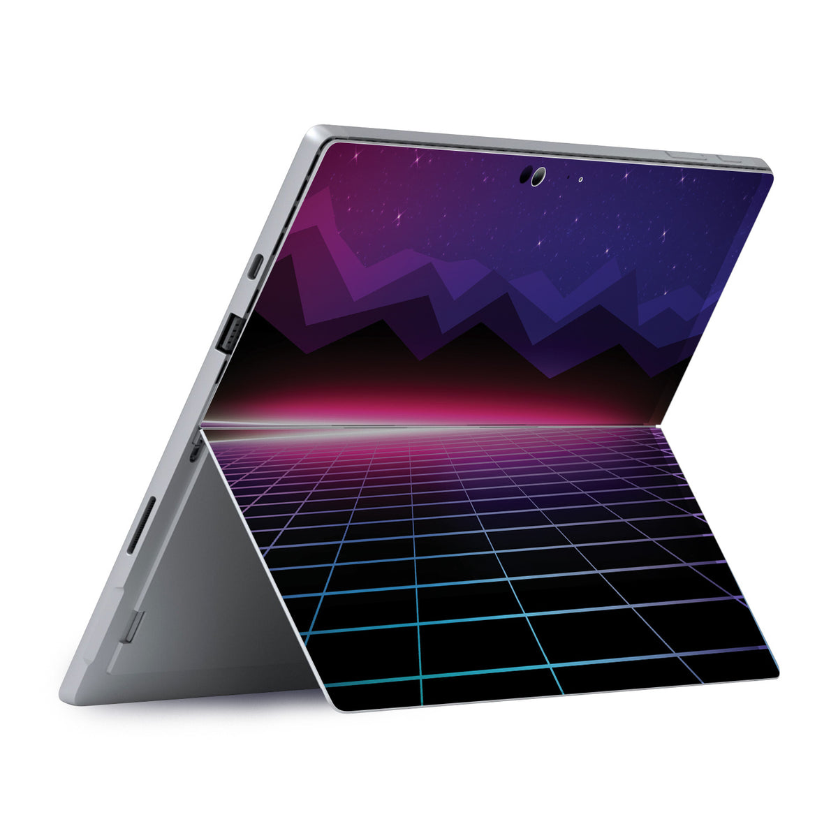 Synthwave Skin For Microsoft Surface Pro 8 Laptop — MightySkins