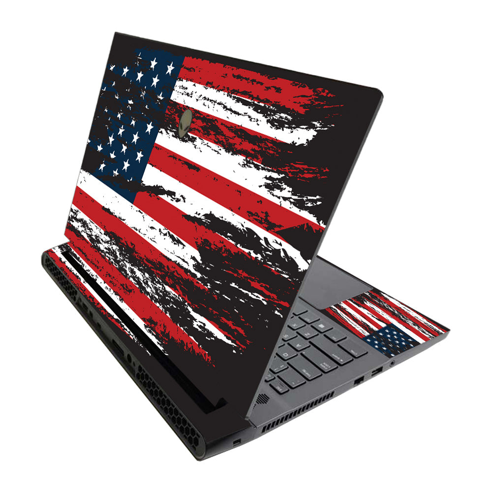 Tattered Flag Skin For Alienware M17 R3 (2020) & M17 R4 (2021) Laptop ...